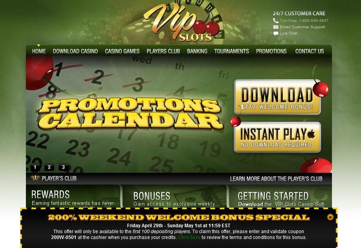 VIP Slots Closed In Aug 2011