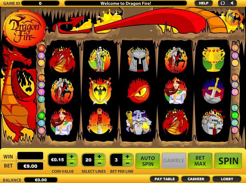 Dragon Fire Slot review from Cozy Games