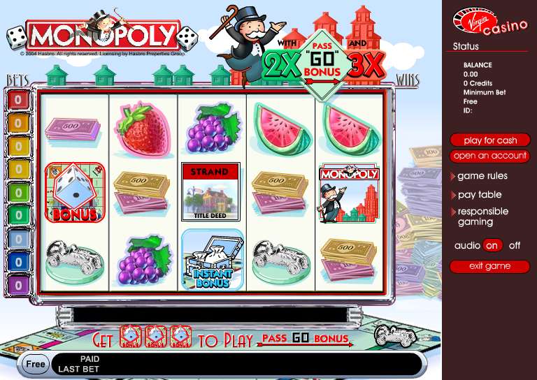 Monopoly with Pass Go Slot review from IGT