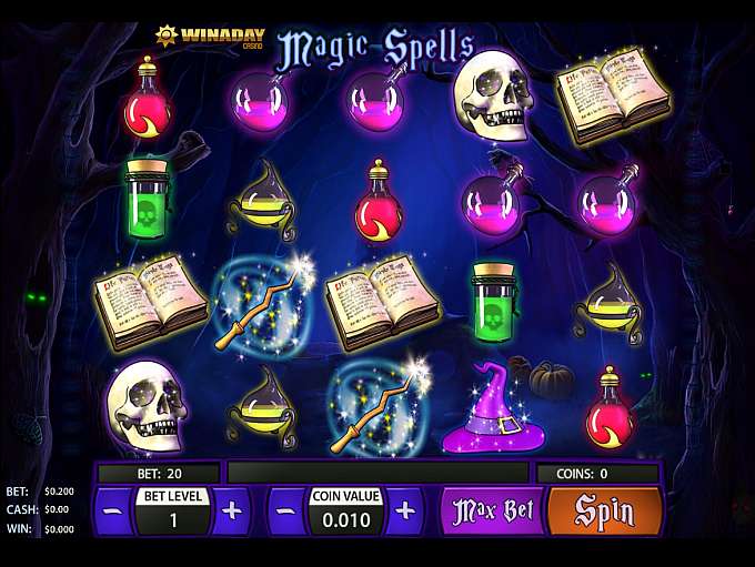 Magic Spells slot review from Slotland
