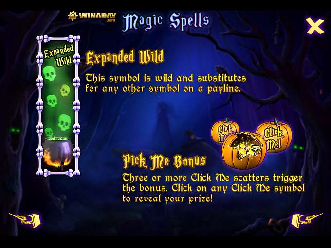 Magic Spells slot review from Slotland