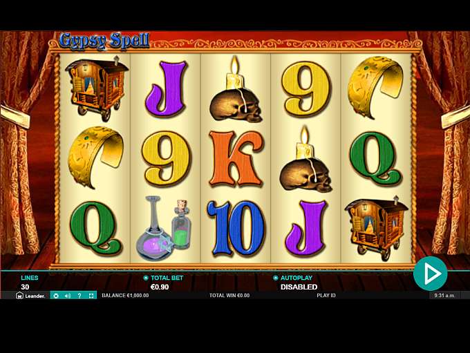 Gypsy Spell Slot Review - Powered By Leander Games