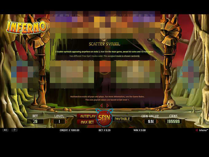 Inferno Slot Review ᐈ Produced By Gamshy