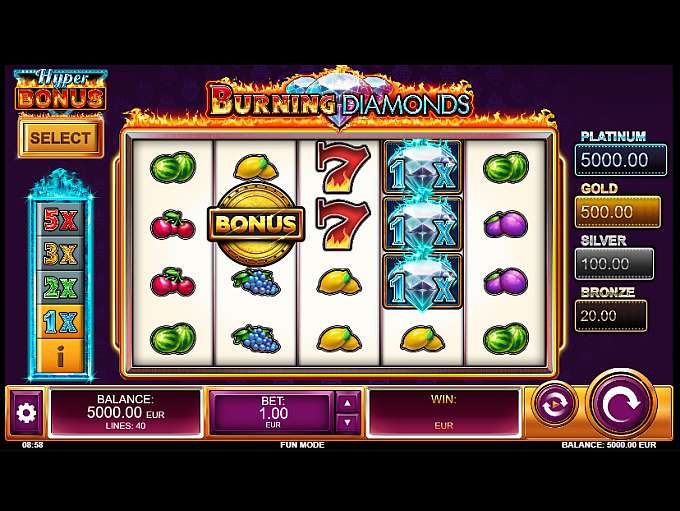 Burning Diamonds Slot By Kalamba Games » Review + Demo Game