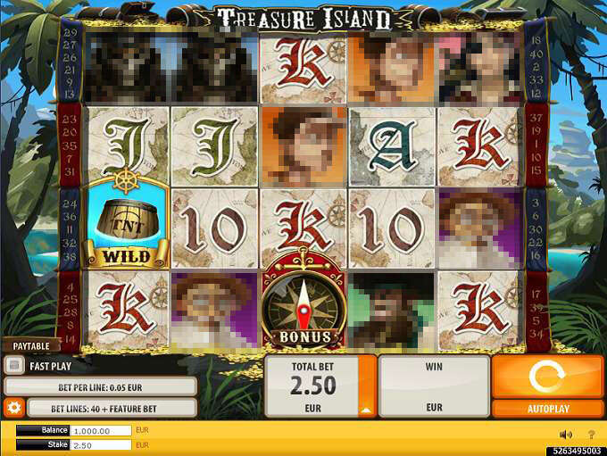 Treasure Island Slot review from Quickspin