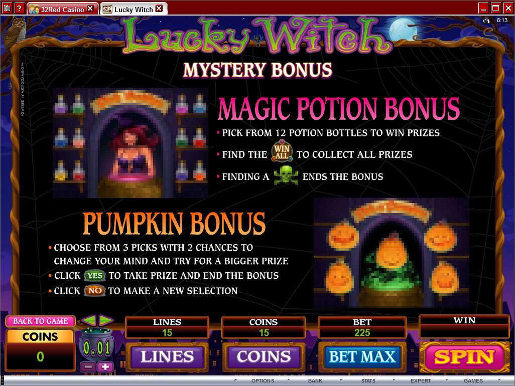 Lucky Witch Slot review from MicroGaming