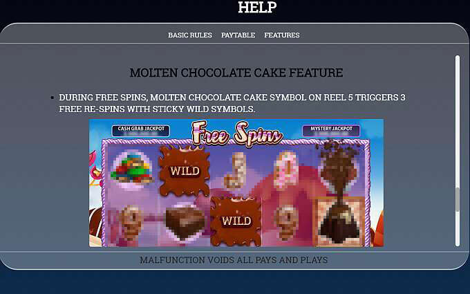 Chocolate Slots slot review from Arrows Edge