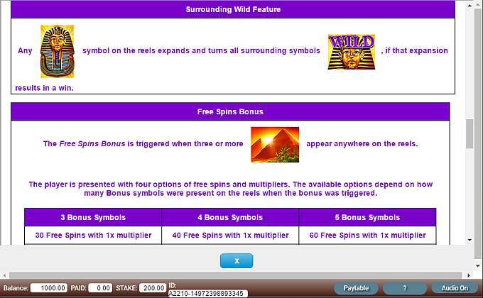 Sphinx Wild Slot By IGT » Review + Demo Game